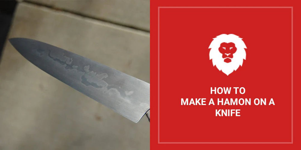 How To Make A Hamon Line On A Knife | Complete Instructions - Red Label ...