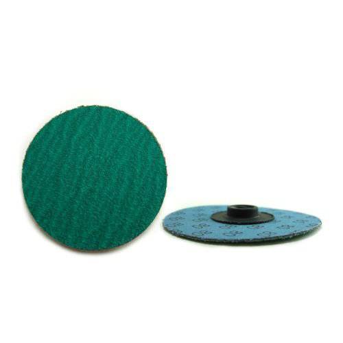 2 Inch Type S Zirconia Quick Change Discs, 50 Pack - Red Label Abrasives